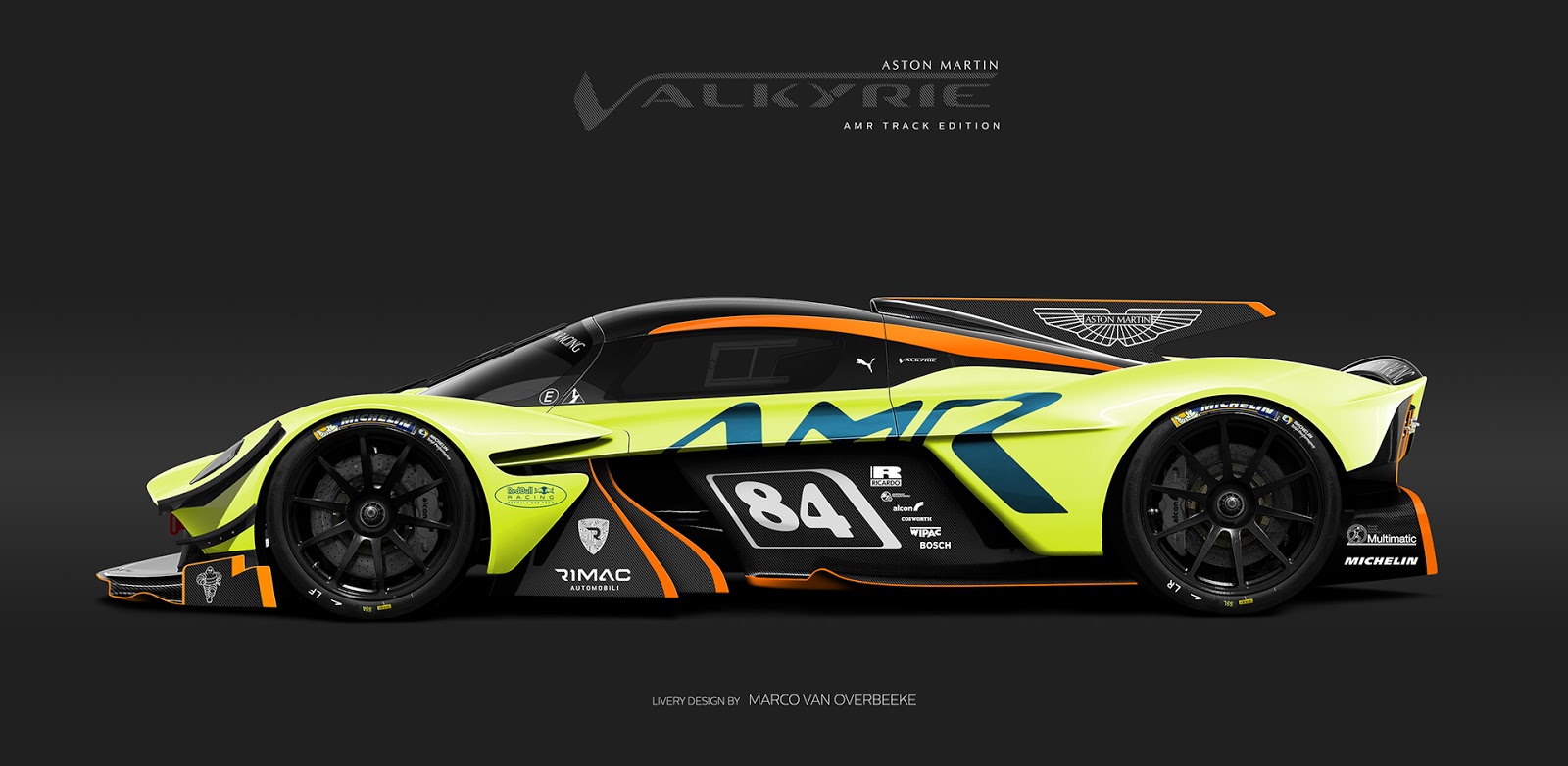 Marco van Overbeeke projectou a versão de competição do Aston Martin ...